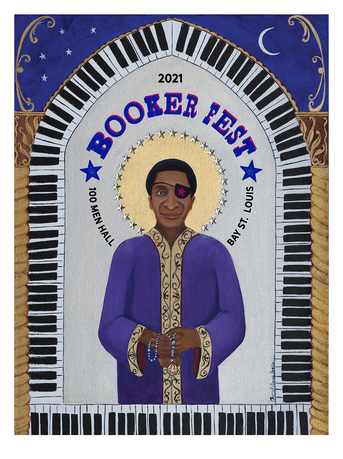 POSTER - 2021 BOOKER FEST Commemorative Limited Edition — The100MenHall